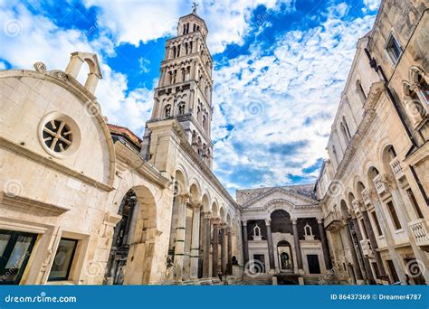 Ancient Roman Architecture In Split Croatia Stock Image Image Of
