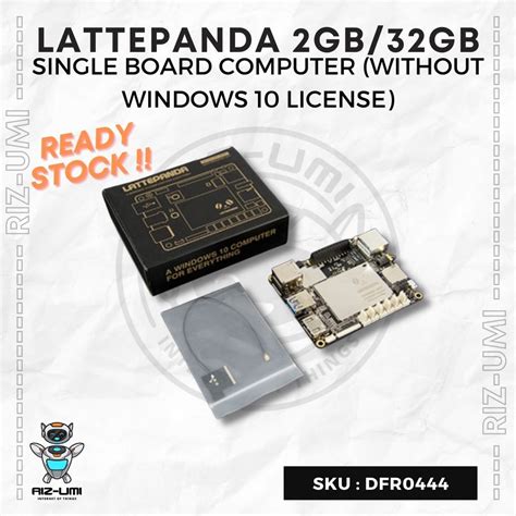 Jual Lattepanda 2g 32gb Single Board Computer Without Win10 Lincense