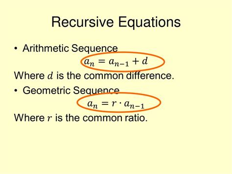 ppt 7 5 use recursive rules with sequences and functions powerpoint presentation id 5762544