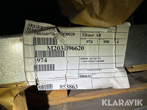 Aluzink Plåt Enköping Klaravik Auktioner