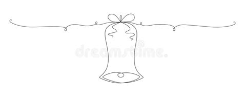 Continuous Line Drawing Jingle Bells Stock Illustrations 32 Continuous Line Drawing Jingle
