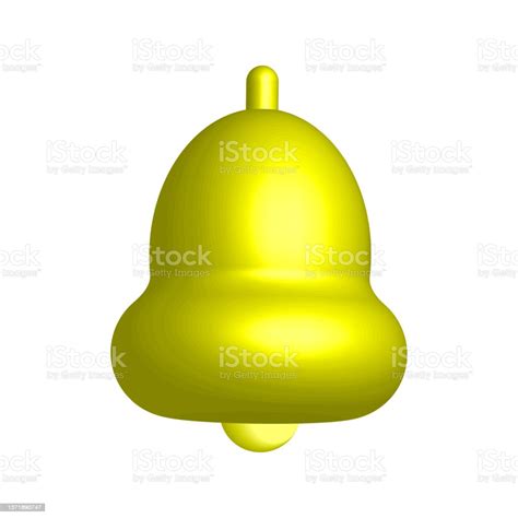 황금 종 3d 만화 스타일 현실적인 이미지 알림 벨 아이콘입니다 벡터 그림입니다 스톡 이미지 1위에 대한 스톡 벡터 아트 및 기타 이미지 Istock
