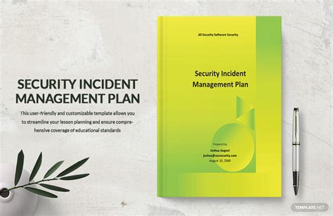 Incident Management Plan Template