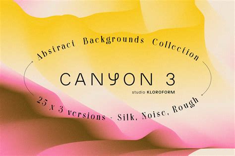 Canyon 3 Gradient Blend Backgrounds On Yellow Images Creative Store 128961