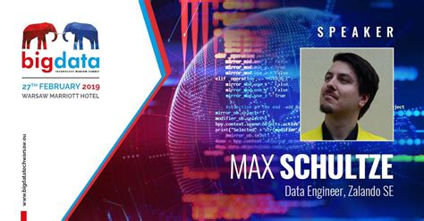 Max Schultze On Linkedin I Got Accepted As A Speaker For Big Data Tech
