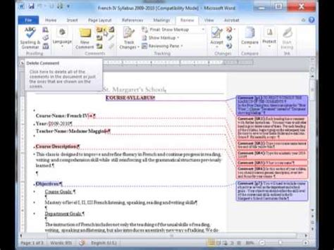 How To Insert Comments In Word Fadcasting