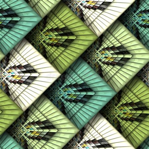3d Render Seamless Pattern Background Tile Stock Illustration