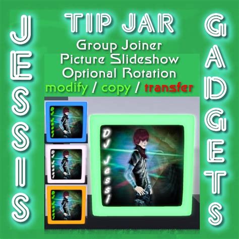 Second Life Marketplace Jessis Tip Jar