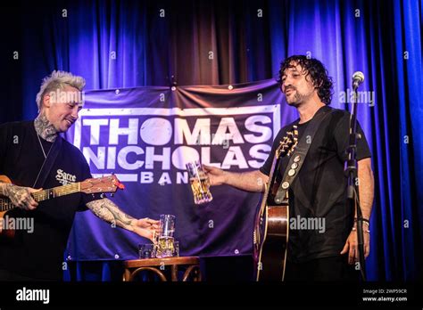 Der Us Amerikanische Schauspieler Und Musiker Thomas Ian Nicholas Beim Tourstart Seiner American