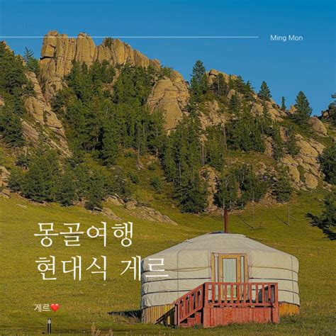 [몽골] 3박 4일 몽골 교원투어 패키지 5월 6월 몽골여행 현대식 게르 이용후기 네이버 블로그