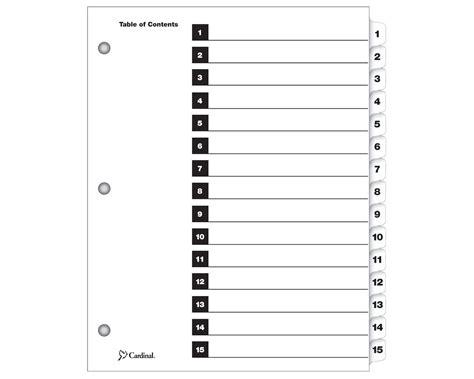 Wholesale Index Dividers Discounts On Crd61513cb Bulk