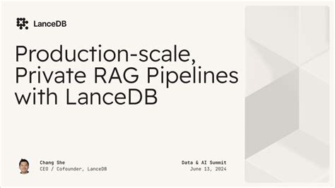 Lancedb On Linkedin Dataaisummit