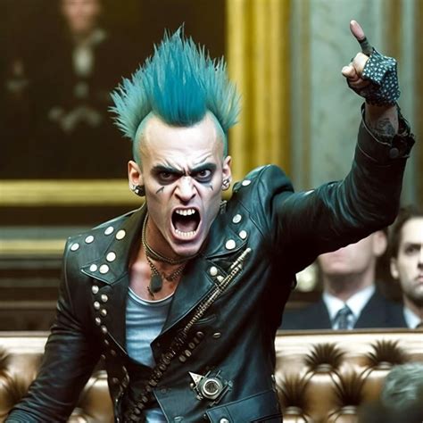The First Ever Punk Rocker President Rweirddalle