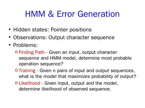 Machine Learning Hidden Markov Model