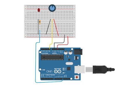 Circuit Design Circuito Arduino Com Potenciometro Tinkercad
