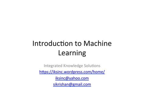 Ml Intro Pdf Web Development Internet