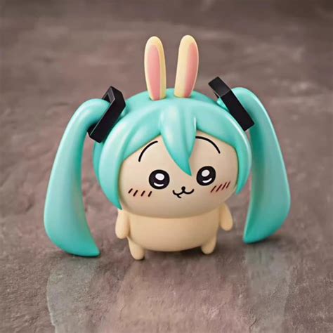 Chiikawa Cute Anime Figure Keychain Set Usagi Hachiware Hatsune