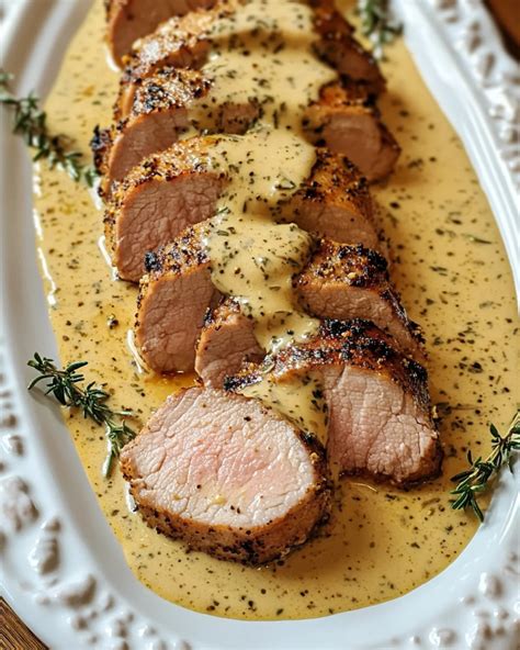 Pork Tenderloin With Dijon Cream Sauce A Delicious Recipe