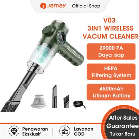 Jual Jamay Vacum Cleaner Portabel 29000pa Vacum Cleaner Mobil Mini Hepa