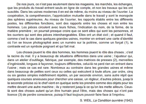 Philo Explication De Texte Corrigé Travail