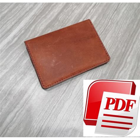 Wallet Pattern Pdf Leather Wallet Template Wallet Inspire Uplift