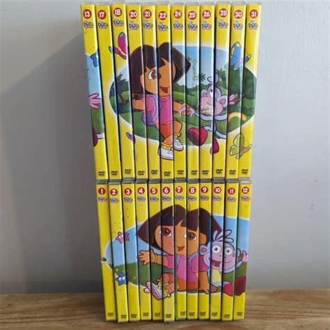 Dora The Explorer Dvd Collection 1 13 17 18 20 22 24 26 28 30 31 £6000 Picclick Uk