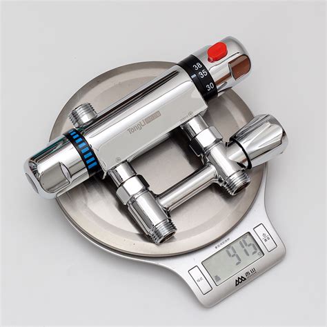 恒温阀太阳能水温调节器热水器恒温淋浴龙头开关明装冷热混水阀门 虎窝淘