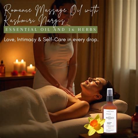 Luxurious Body Massage Oil Romance Love With Kashmiri Nargis Essen