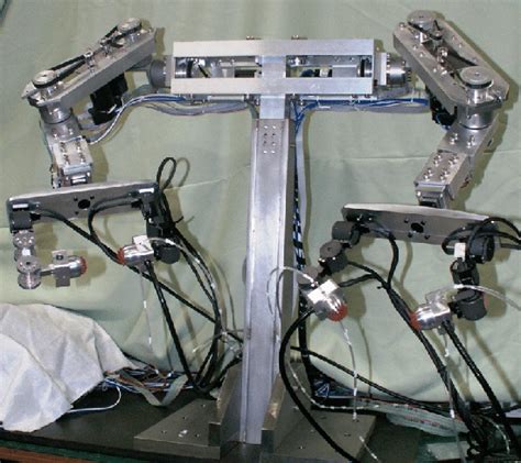 Two Multi Fingered Robot Arms Equipped With Optical Three Axis Tactile Download Scientific