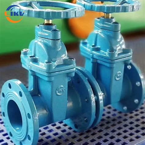 Dn50 Dn600 Ggg50 Din Pn16 F4 Resilient Seated Non Rising Stem Gate