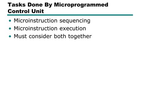 PPT Microprogrammed Control PowerPoint Presentation Free Download ID