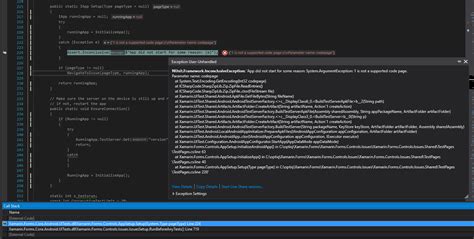 Bug Debug Single Uitest Causes Unhandled Exception · Issue 7207