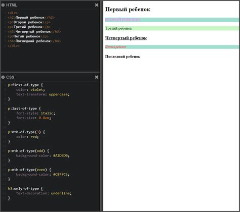 Селекторы дочерних элементов css Дополнительные псевдоклассы — учебник css