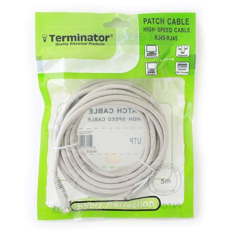 Patch Cord Cable 5M Terminator Electrical Products Supplier
