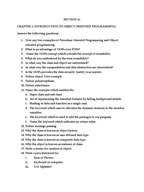 work sheets pdf object computer science class computer