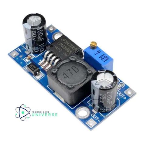 Jual Modul Regulator Voltage LM2596 DIP Step Down DC DC 3A 24V 12V 5V 3V Di Seller Techno