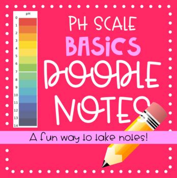 Acids Bases PH Scale Basics Doodle Notes By Science On Point