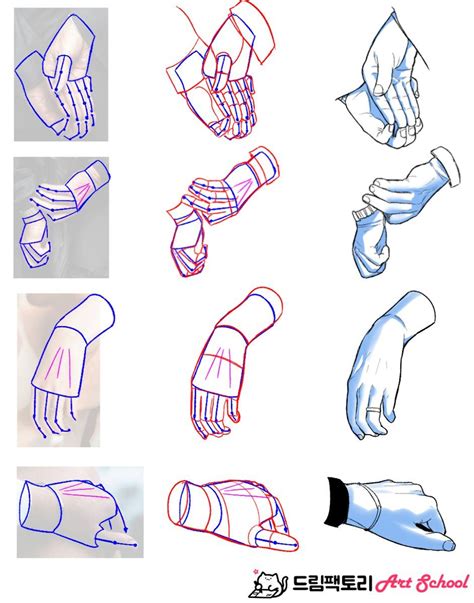 손 드로잉 뼈 뼈대 도형 도형화 손가락 Hand Anatomy Sketches Perspective Drawing Lessons Cool Art Drawings