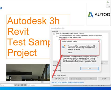 Revit Worksharing Requesting A User To Relinquish Control Of A Central Model For Editing