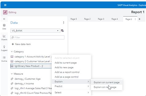 Automated Explanation In Sas Visual Analytics