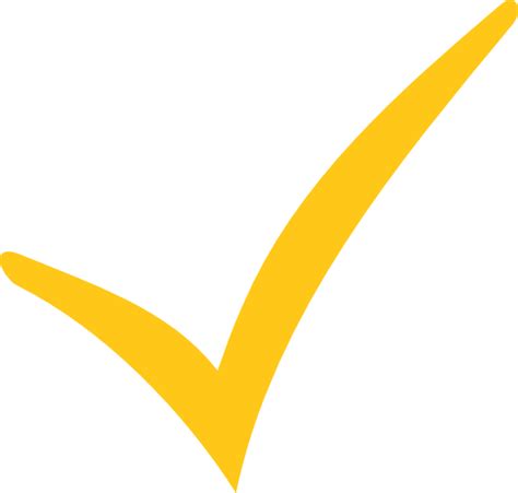 Yellow Orange Tick Space Clip Art At Vector Clip Art Online Royalty Free And Public