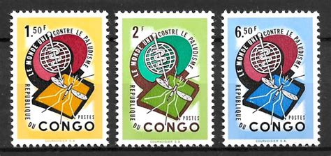 Congo Belgian 1962 Malaria Eradication Worldwide Omnibus Issue Sg