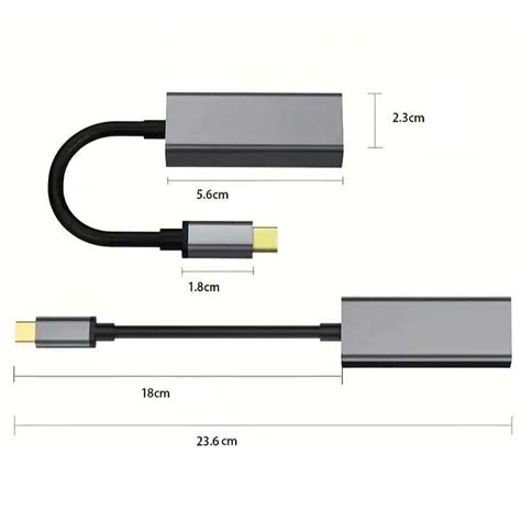 Adaptor Usb Type C La Rețea Ethernet Rj45 1000 Mbps Vatraeco