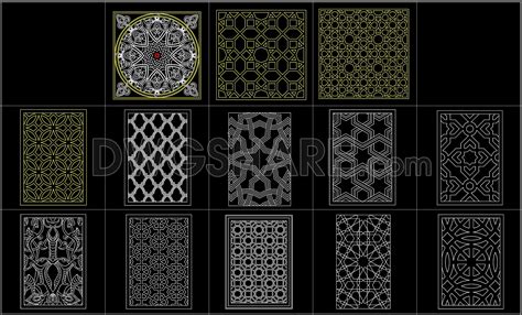 187 Free Download Of Decorative Pattern Design Cad Blocks 1 Free