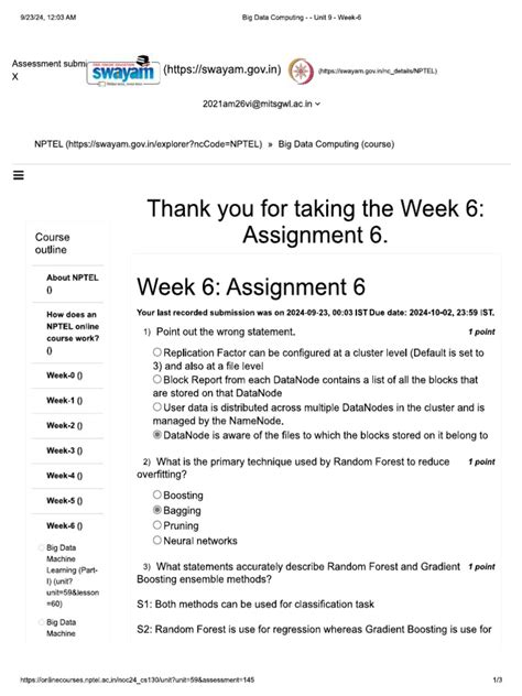 Big Data Computing Week 6 Pdf