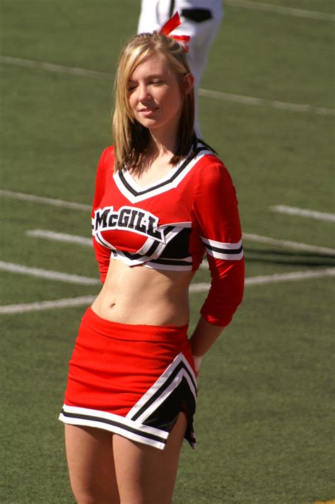 College Cheerleaders Mcgill Redmen Montreal 11 Septembe… Flickr