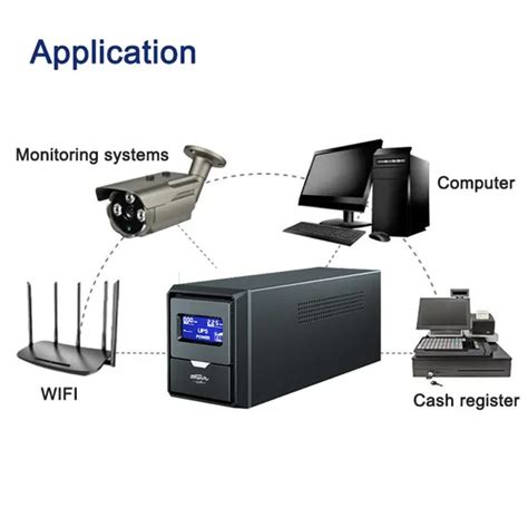 Single Phase Va Line Interactive UPS With LCD Display For Laptop Applications Network