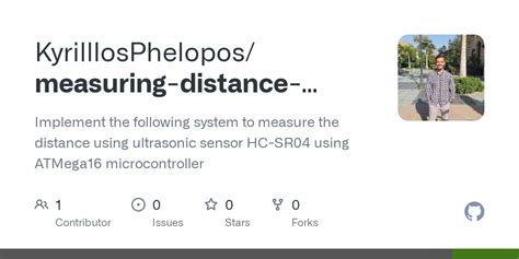 Github Kyrilllosphelopos Measuring Distance Using Ultrasonic Sensor Implement The Following