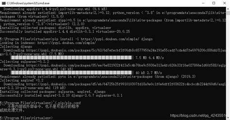 Python使用豆瓣源安装python I Douban Csdn博客