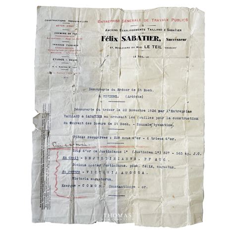 Coin Merovingian Gold Solidus Wisigoths Justinian Treasure Of